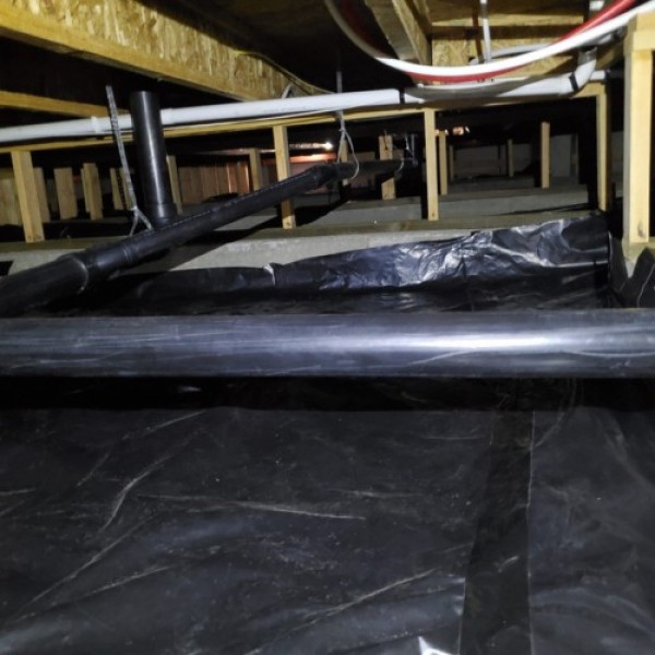Black Crawl Space Vapor Barrier - 6 mil | Farm Plastic Supply